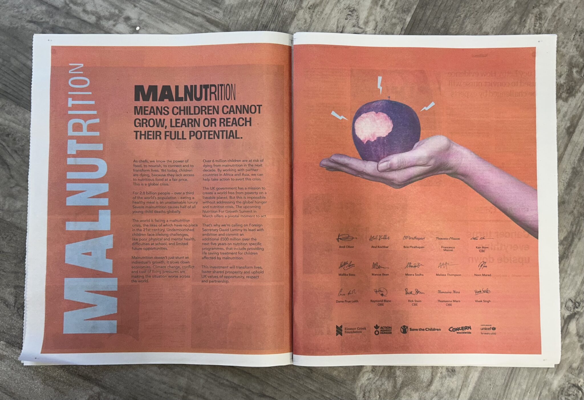 Poke's ad featured in The Guardian for The Eleanor Crook Foundation ...